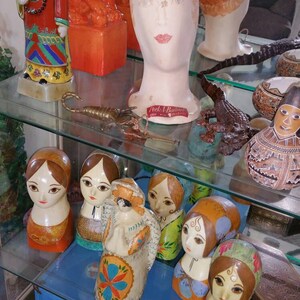 Guidecraft Community Helpers and Families Vintage Wood Painted Figures ...