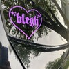 BLEGH Heart Decal - Etsy