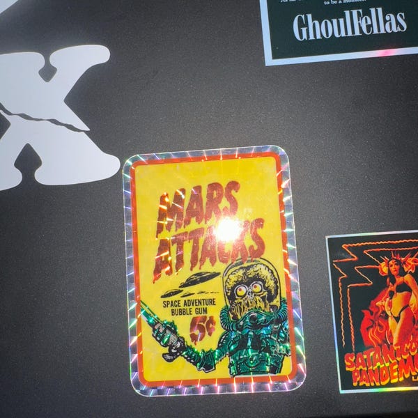 Mumm-ra Thundercats Holographic Prism Sticker, Retro Cartoon Decal ...