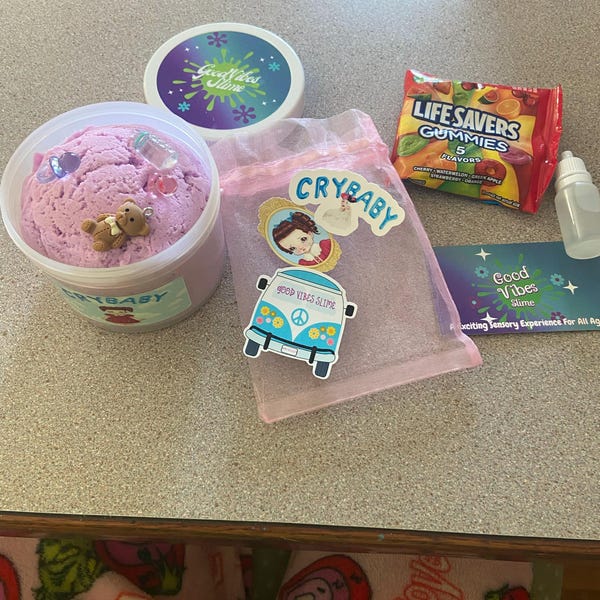 Cry Baby Cloud Slime: Melanie Martinez Inspired, Cotton Candy Scented ...