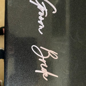 Wedding Place Names Custom Made From Acrylic. Range of Colours - Etsy UK