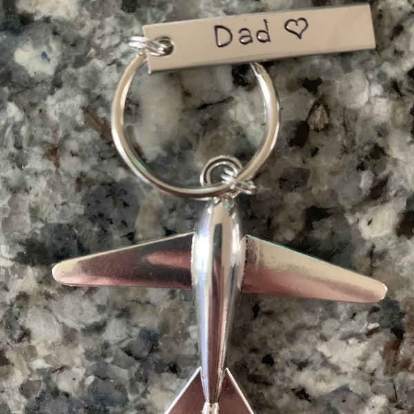 Fly Safe Keychain, Pilot Gift, Airplane Keychain, Airplane, Traveling ...