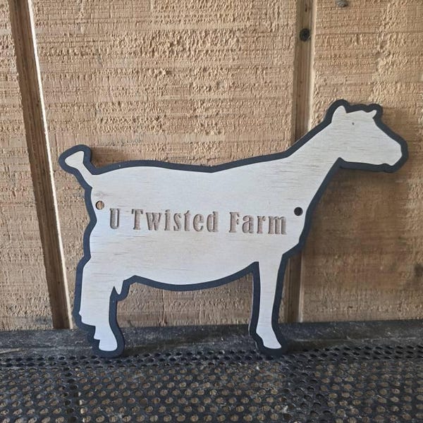 Customizable Pig Hog Stall Tag or Name Plate Label for Fairs and ...