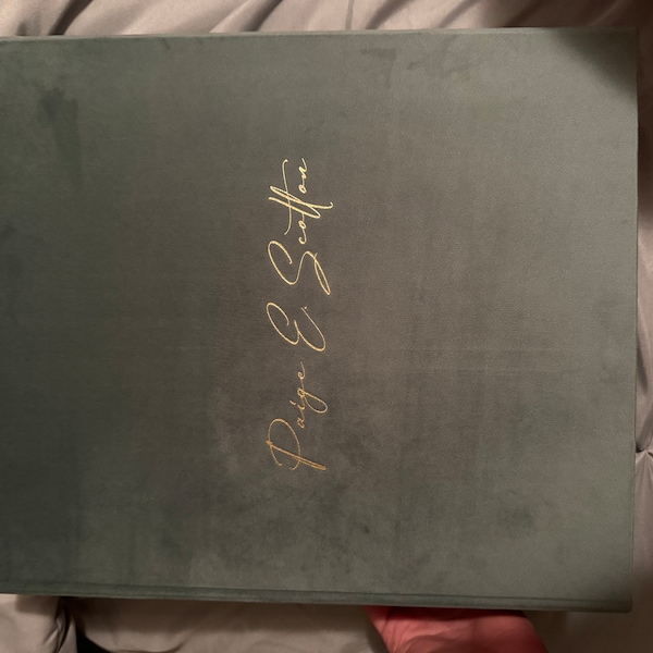 Ring Binder Box With 2-3-4 Rings, Personalized Ring Portfolio Box, Hard ...