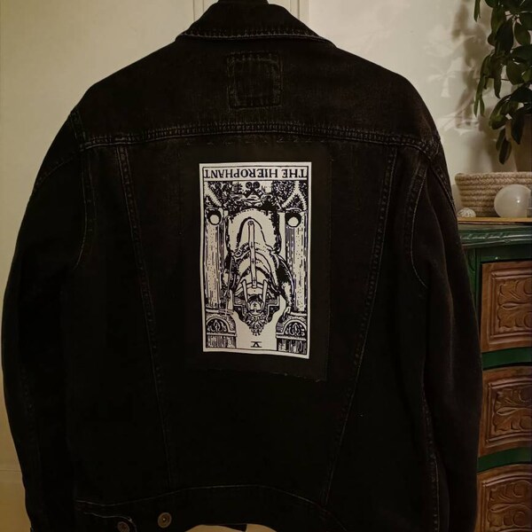 The Tower Tarot Card Back Patch // Tarot Patch // Tarot Backpatch ...