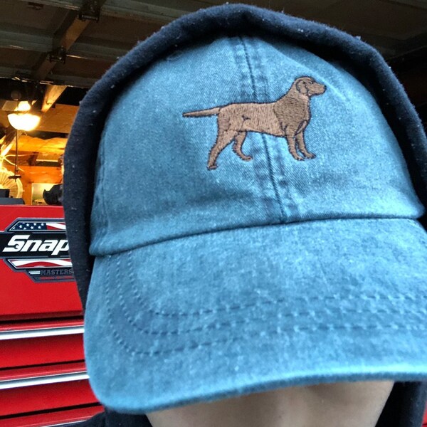 Chocolate Labrador Retriever Dog Hat - Embroidered Men Women Cap ...