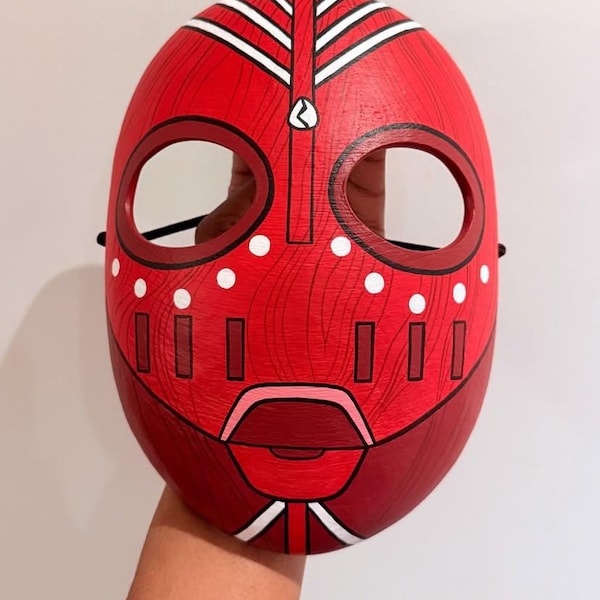 Custom Design Blank Face Plate Round Resin Mask - Masks Made to Order ...
