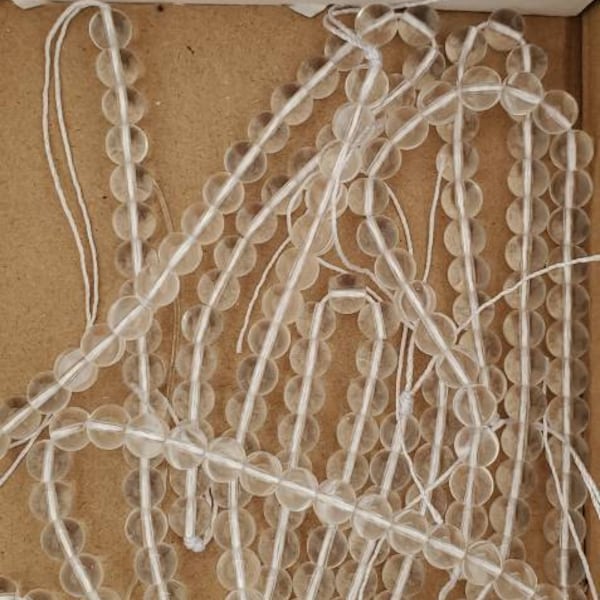 Crystal Clear Quartz Beads Brazil Grade AAA Genuine Natural Gemstone ...