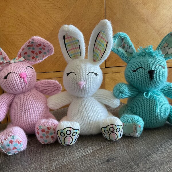 Bunny Knitting Machine Pattern PDF ONLY Addi Sentro - Etsy