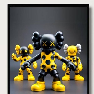 Kaws Hypebeast in Bathtub Poster, Kaws in Tub, Hypebeast Figure Art ...