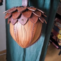 Digital Leather Acorn Bag PATTERN - Nature Set - Etsy Canada