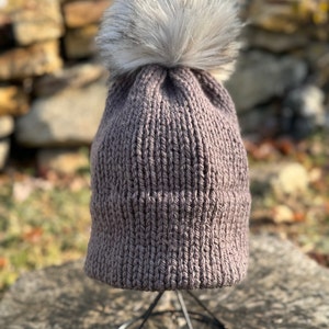 Slalom Run Beanie Knitting Pattern Textured Hat Pattern Bulky Pattern ...