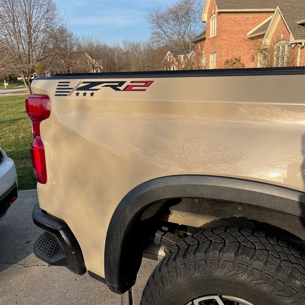 Chevy Colorado ZR2 American Flag Fender Badges Decals (set of 2) - Etsy