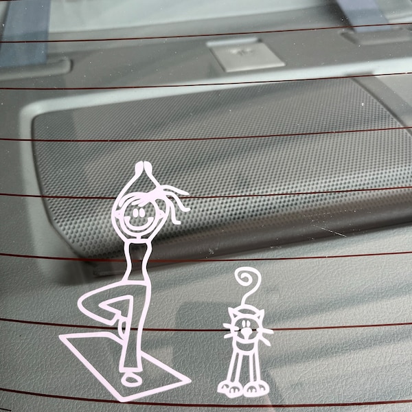 Stick Figure Decals Family Vinyl | Car Vehicle SUV Truck Van Permanent ...