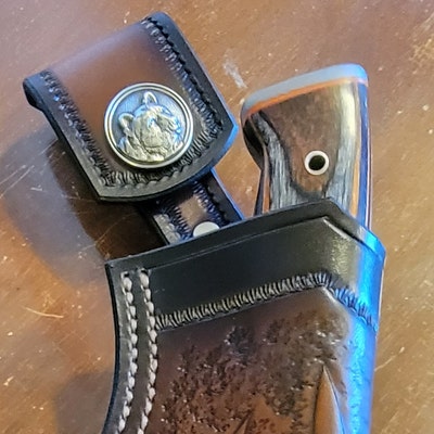 Axe and Hatchet Loop With Molle Attachment / Durable Leather - Etsy