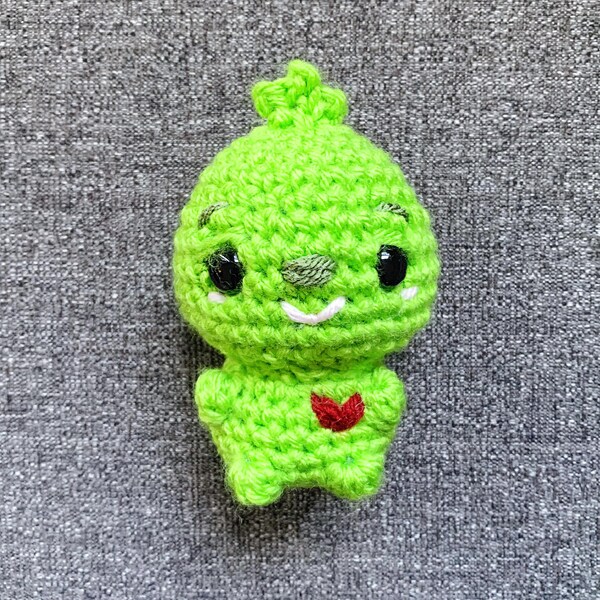 CROCHET PATTERN - Meanie Greenie | No Sew | Amigurumi | Crochet Plushie ...
