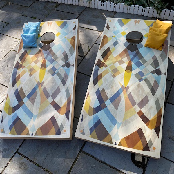 Officially Licensed Bucknell Bisons Swoosh Tabletop Cornhole Set With ...