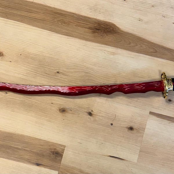 Hand-crafted Pink Katana - Original Design Fantasy Style Sword for ...