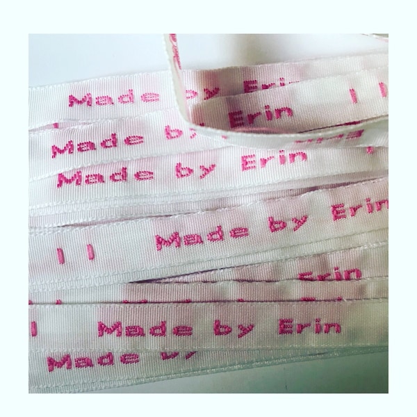 Woven Name Tags/ Labels / Nametapes for School Uniform, Nursing Homes ...