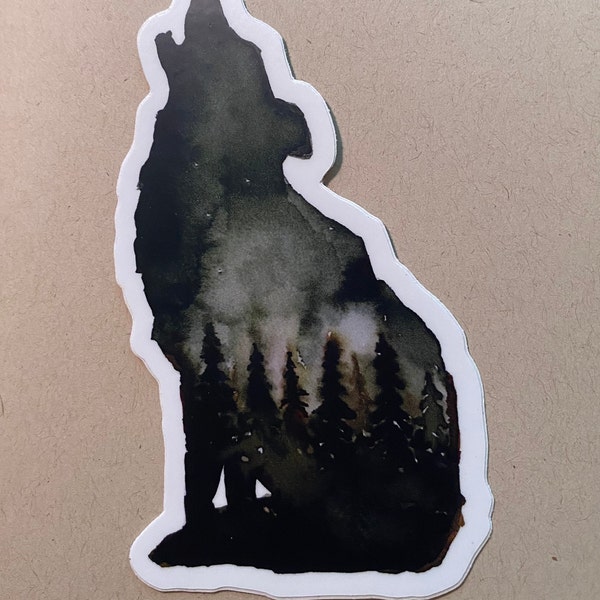 Wolf Sticker, Wolf Image, Howling Wolf, Sticker Art, Wolf Sticker Art ...