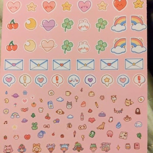 100 Mini Deco Sticker Collection Webcore Stickers Journal Diary ...