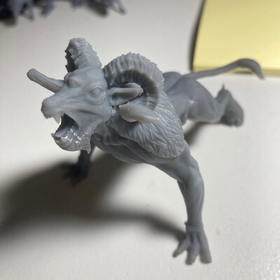 Dire Ram Dnd Miniature Tabletop RPG Dnd Mini D&D Figurines Fantasy ...