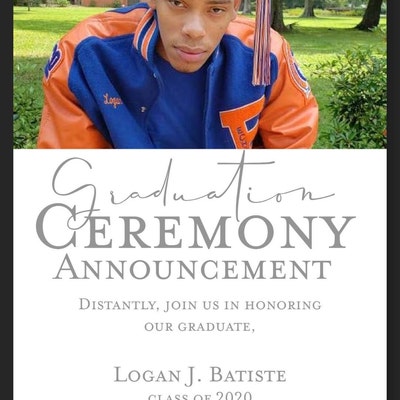 Drive by Graduation Parade Text Invitation, Social Distancing Party ...