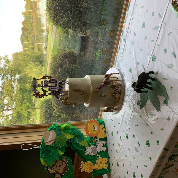 Number Two Animal Themed Pinata for Second Birthday Party Supply ...