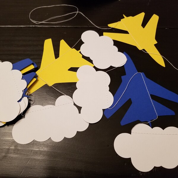 Blue Angels Birthday Banner: Navy Airplane Party Decor - Etsy