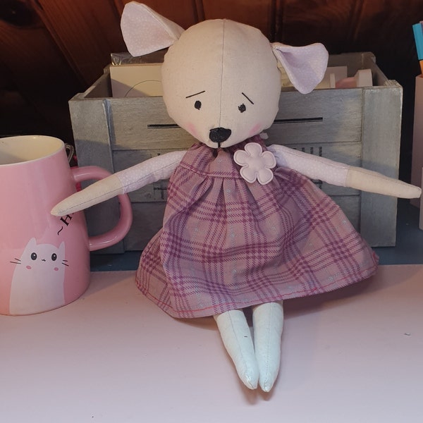 Mouse Doll Pattern, Doll Sewing Pattern Pdf, Mouse Sewing Pattern ...