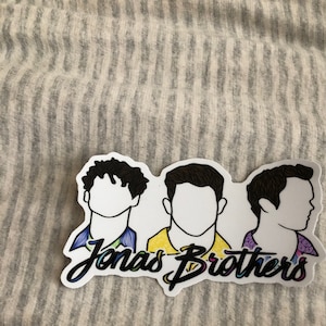 Jonas Brothers Sticker WATERPROOF - Etsy
