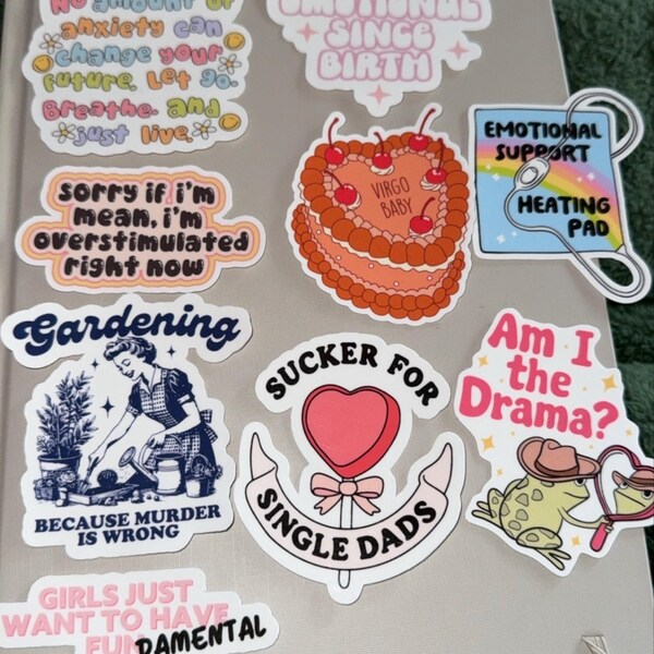 Healing is Not Linear Waterproof Sticker, Mental Health Decals, Healing ...