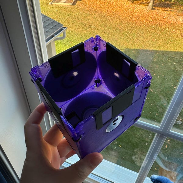 Floppy Disk - Pastel Colors - Pink - Container - Pencil Cup - Planter ...