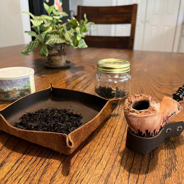 Leather Tobacco Mat in Various Colors and Finishes - Etsy