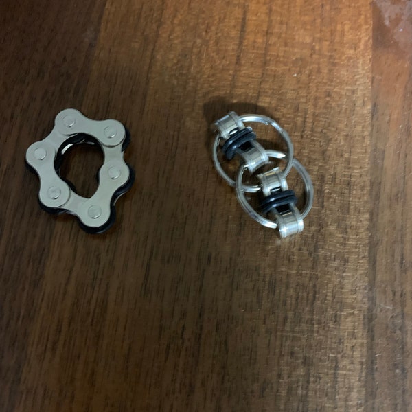 The Wave Bike Chain Link Fidget Toy - Etsy