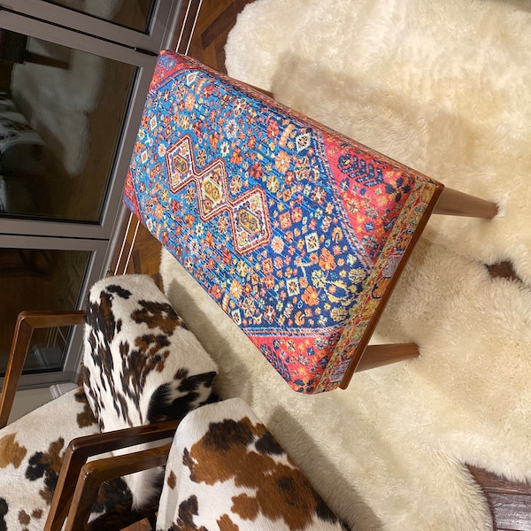 Rug Bench, Upholstered Bench, Sitting Bench, Piano Chair, Ottoman ...