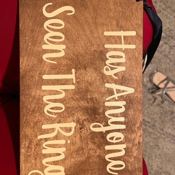 Custom Ring Bearer Signs/ringbearer Sign/flower Girl Sign/wedding ...