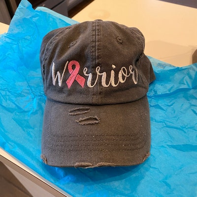 Cancer Warrior Hat, Cancer Awareness Custom Hat, Fight Cancer Baseball ...