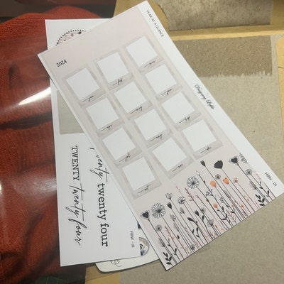 July Monthly Planner Sticker Kit Vertical Planner Use for Any Month 7x9 ...