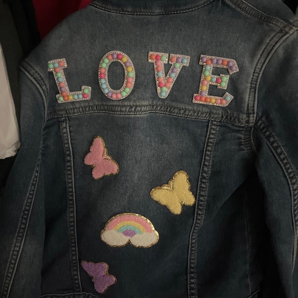 Candy Rainbow 3D Alphabet Letter Patch, Numers 0 to 9 for Clothing Iron ...