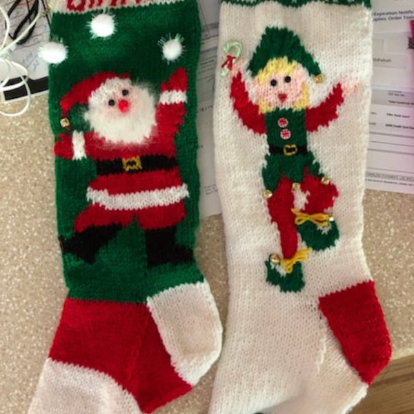 Candy Cane Stocking DIGITAL PATTERN ONLY - Etsy