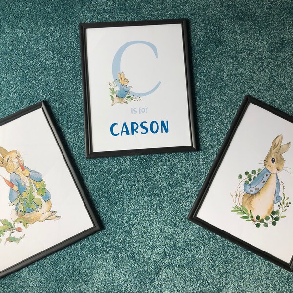 Peter Rabbit Nursery Decor, Peter Rabbit Nursery Print, Boy Nursery ...