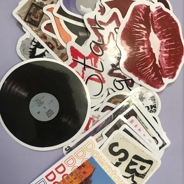 50pcs Downtown Girly Aesthetic Sticker Pack, Y2K Stickers, Retro ...
