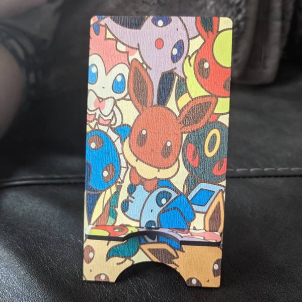 Eevee Evolutions Card/phone Stand Display Eevelutions Stand - Etsy