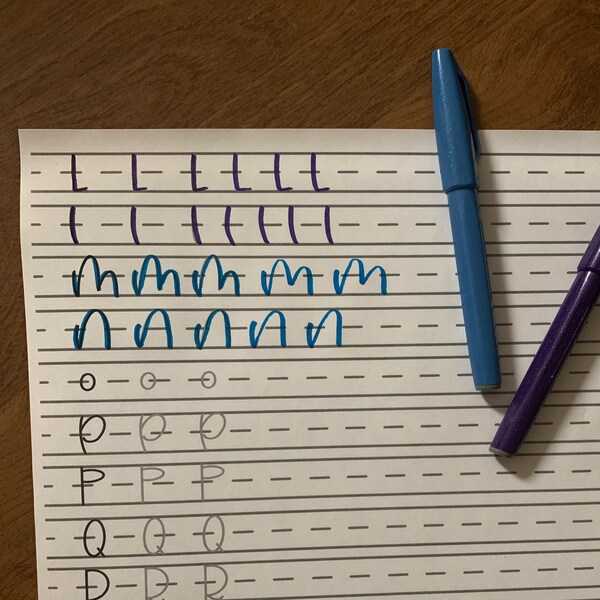 Sans Serif Lettering Practice Sheets | Hand Lettering Worksheet | Fun ...