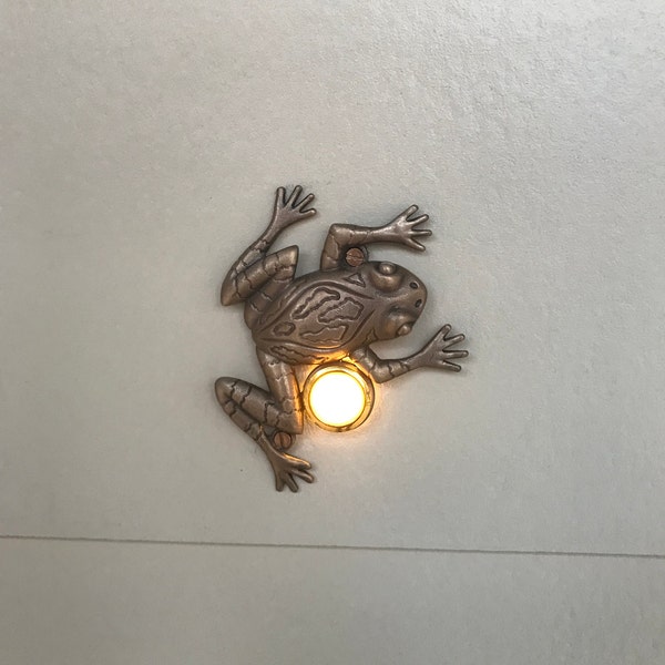 Frog Doorbell in Bronze - Etsy