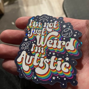 Arms T-rexin Sticker Neurodivergent Autistic Pride Waterproof Vinyl ...