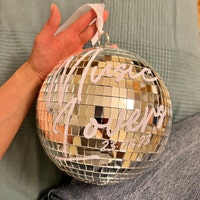 Personalised Disco Ball 20cm Party & Wedding Decor Unique - Etsy Canada