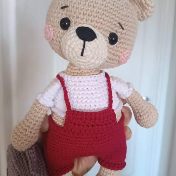 PDF Bruno the Bear/crochet Pattern Amigurumi in English and Polish ...