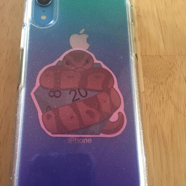 Chibi Ball Python D20 Stickers and Magnets - Etsy